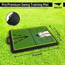 Birdie Mat Pro Premium Swing Training Mat for Analyzing Swing Path and ...