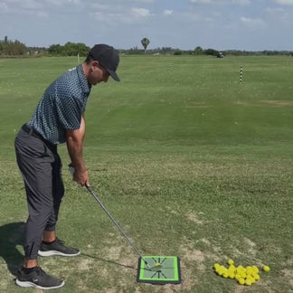 Birdie Mat Pro Premium Swing Training Mat for Analyzing Swing Path and ...